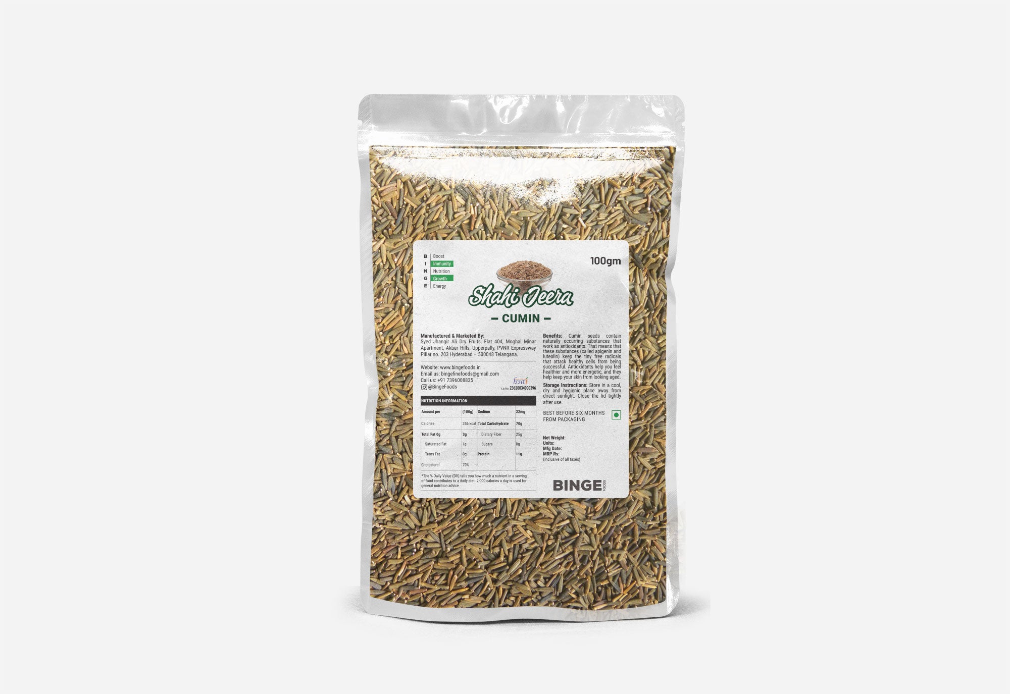 Shah Jeera | Shah Jeera 100 Grams | Shah Jeera 250 Grams – Binge Foods